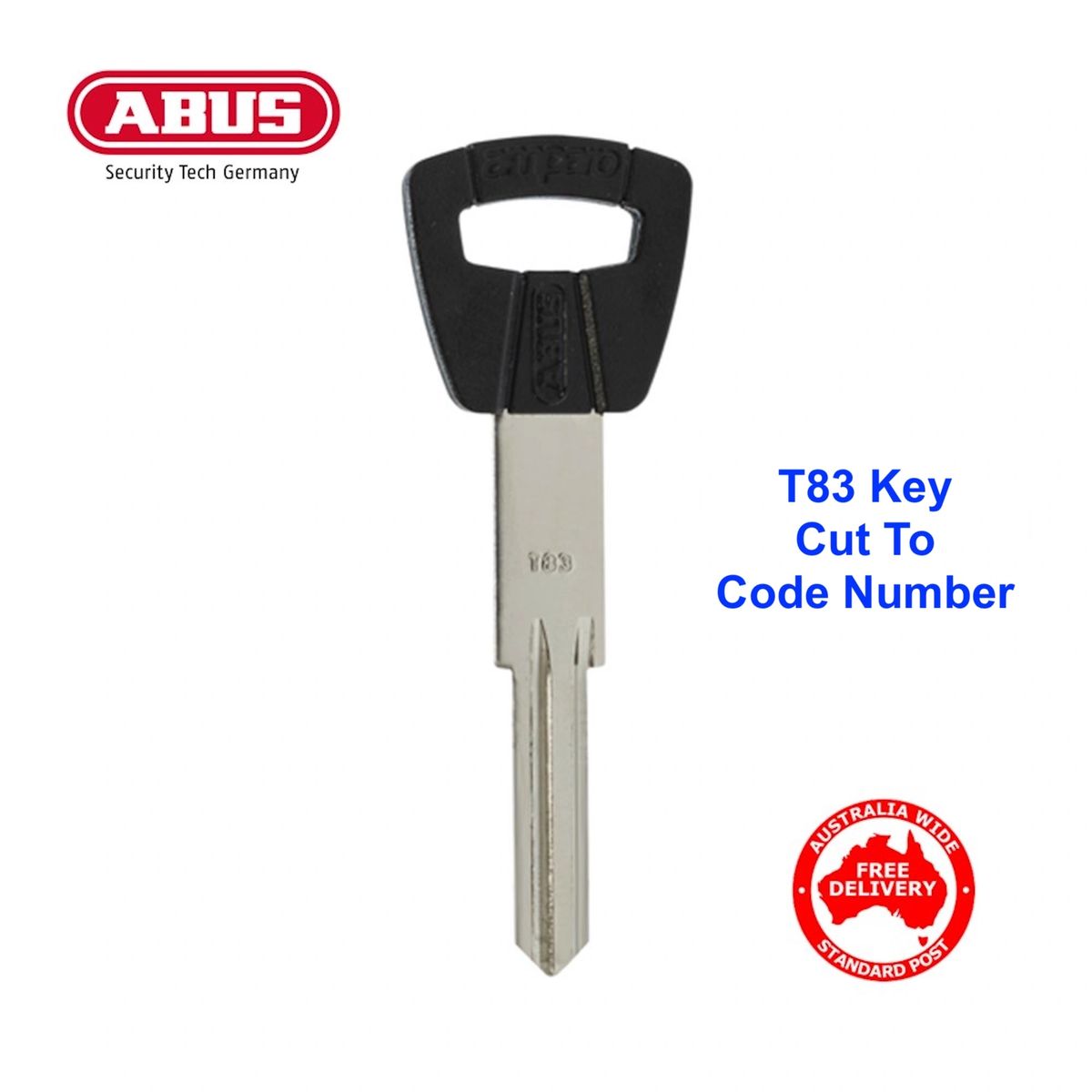 Abus T83 Bike Lock Keys Cut To Code Number